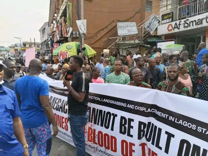 Lagos Residents Protest Forced Evictions, Demolitions in Waterfront ...