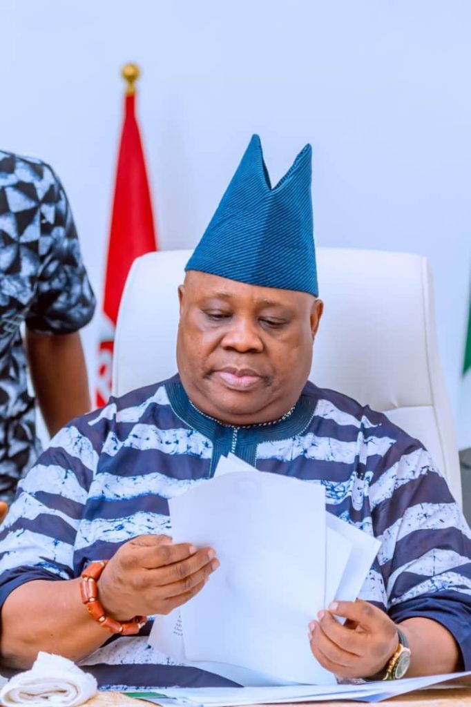 Adeleke Safe as Stage Collapses at Osun Campaign Event